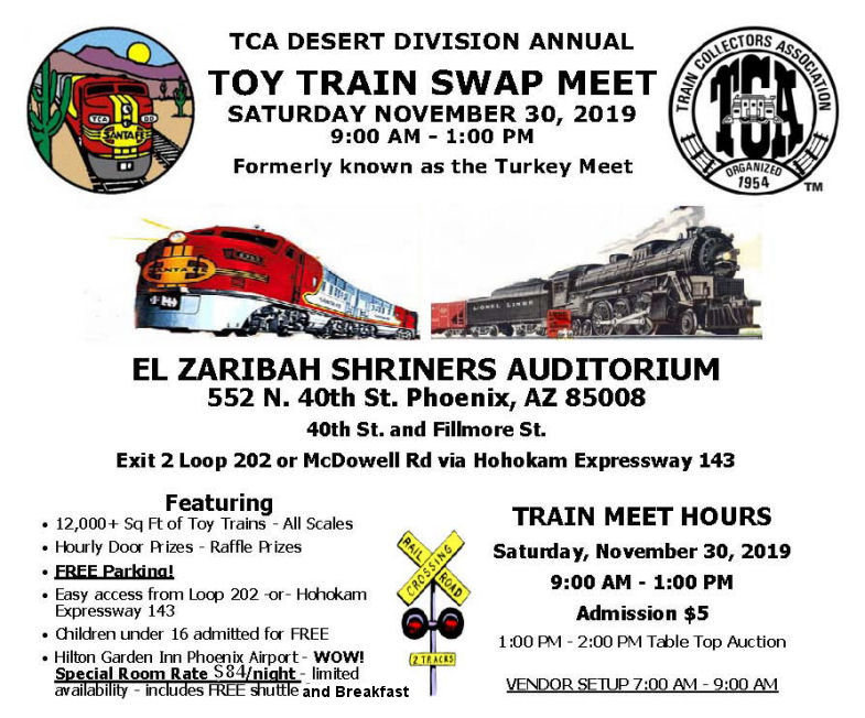 The Train Collectors Association Desert Division - Phoenix Arizona Toy ...